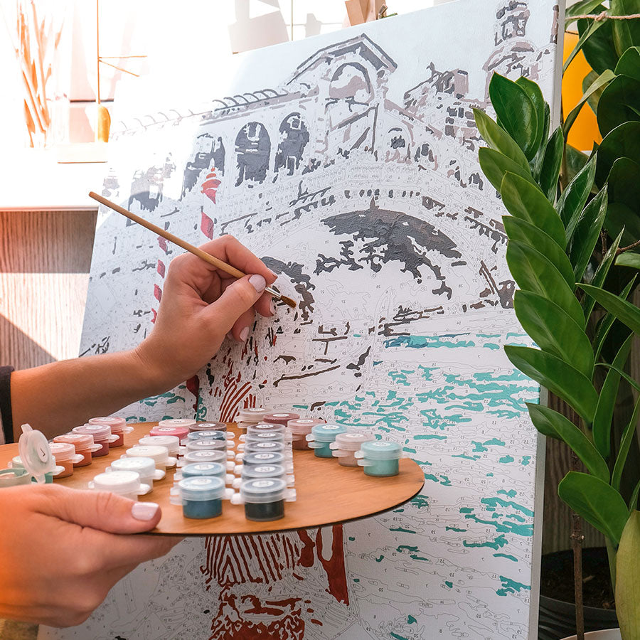 Custom Stretched on a Frame Paint by Numbers Kit – Artdiystudio