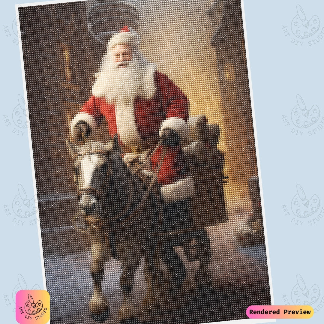 Santa Diamond Painting Kits – Artdiystudio