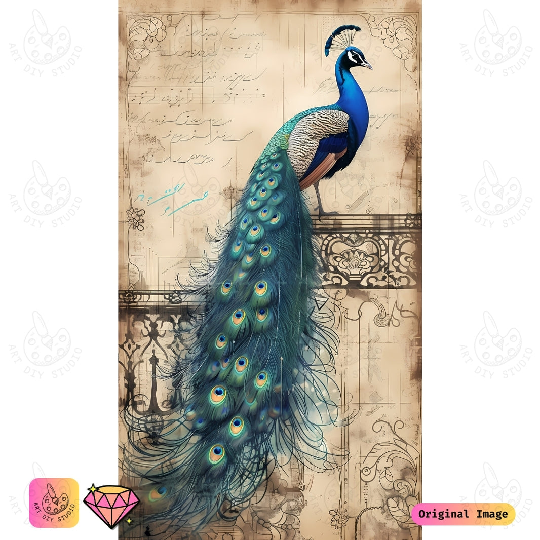 Peacock Diamond Painting Kits – Artdiystudio